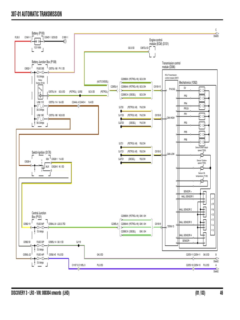 307-01 Automatic Transmission PDF | PDF | Transportation Engineering ...
