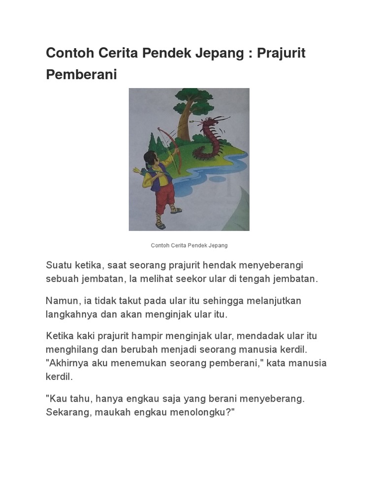 Cerpen Cerita Rakyat Dari Inggris | PDF