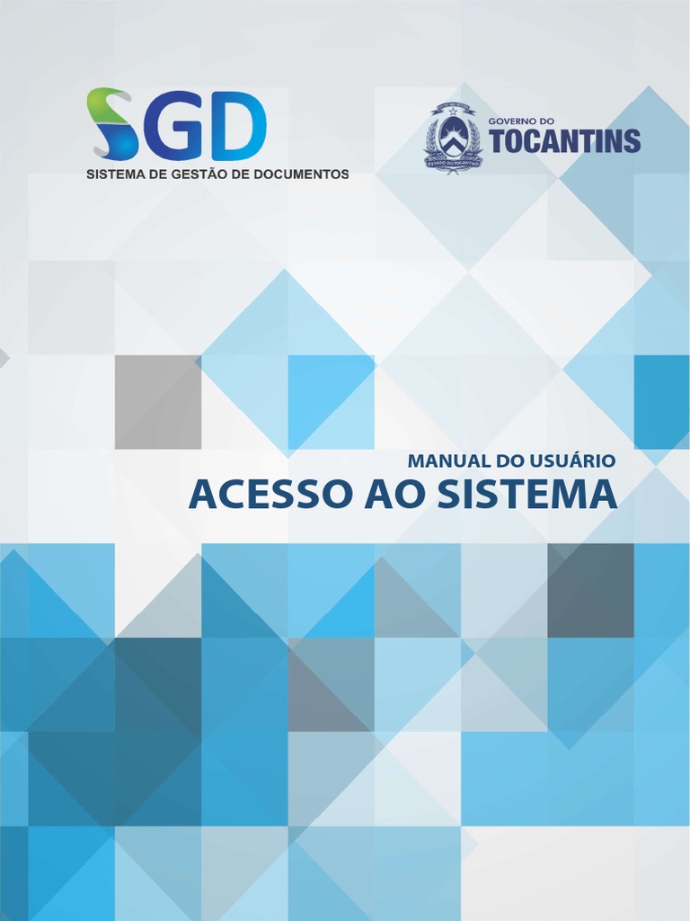 Manual Do SGD - Acesso Ao Sistema - Versão 2.0 | PDF | E-mail | Fazer login