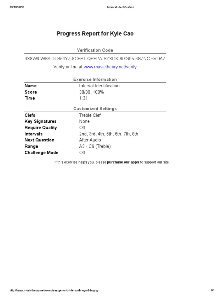 Interval Identification | PDF