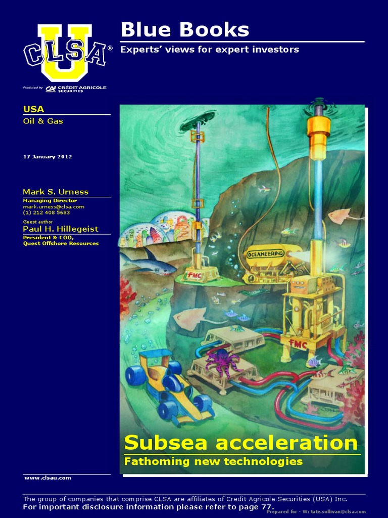 Subsea Blue Book PDF | PDF | Subsea (Technology) | Offshore Drilling