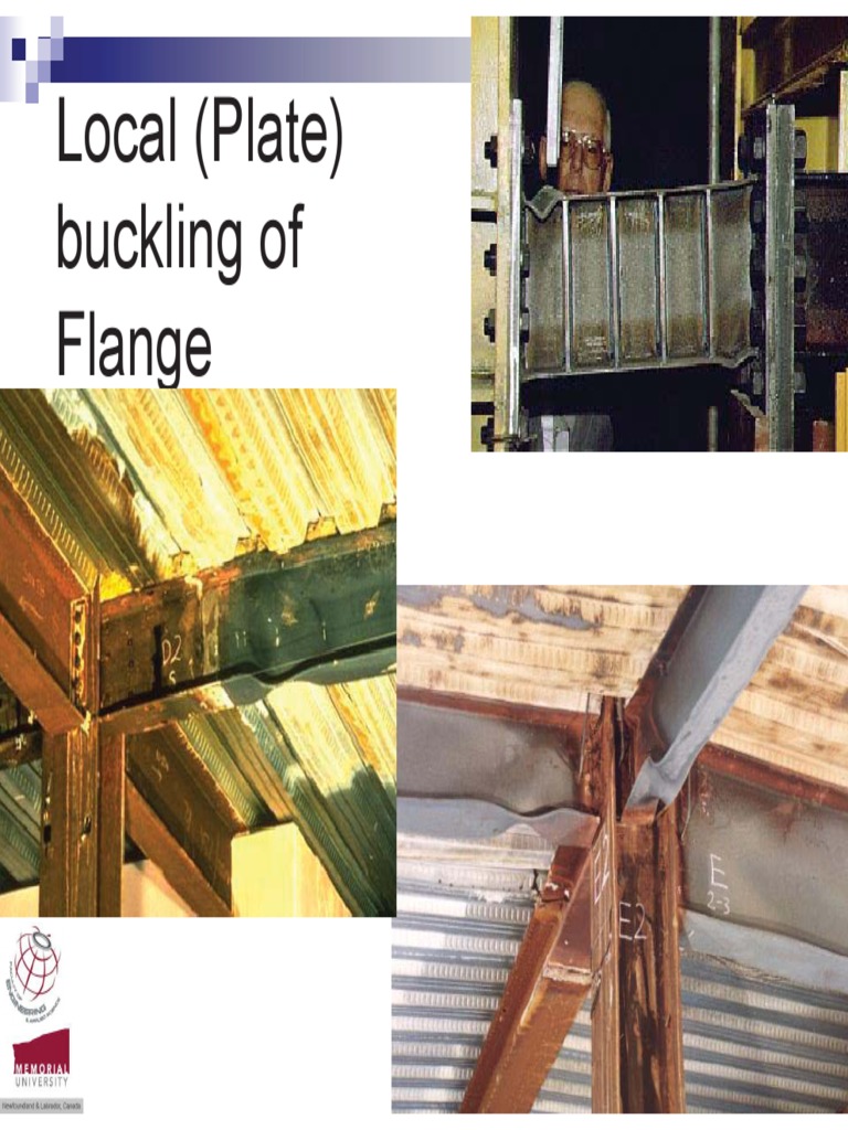 Local (Plate) Buckling of Flange: Flexural Members - Dr. Seshu Adluri ...