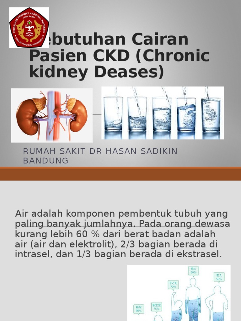 Kebutuhan Cairan Pasien CKD (Chronic Kidney Deases | PDF | Kesehatan Holistik
