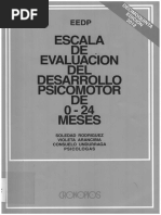 (EEDP) Escala de Evaluación Del Desarrollo Psicomotor | PDF | Relaciones personales, crianza y ...