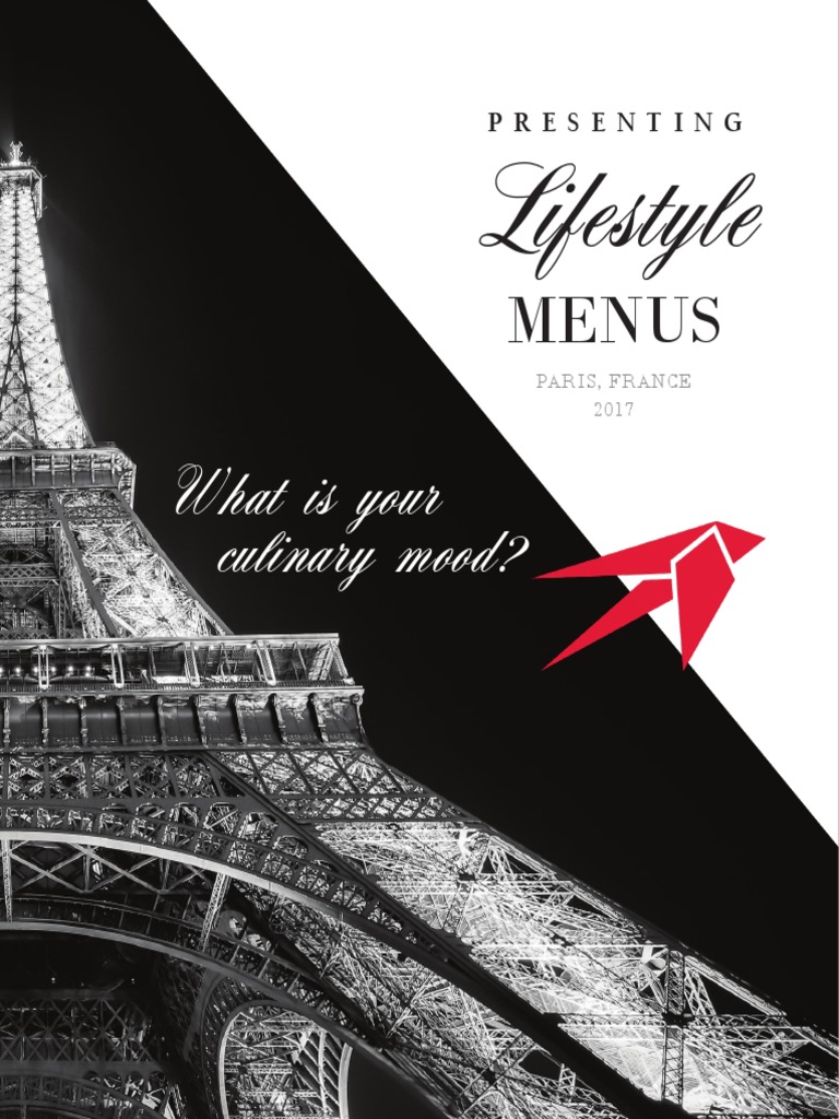Air Culinaire Worldwide - Paris Menu - April 2017 | PDF | Salad ...
