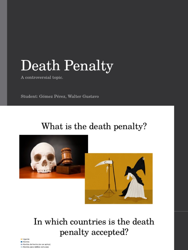 Death Penalty: A Controversial Topic | PDF | Self-Improvement