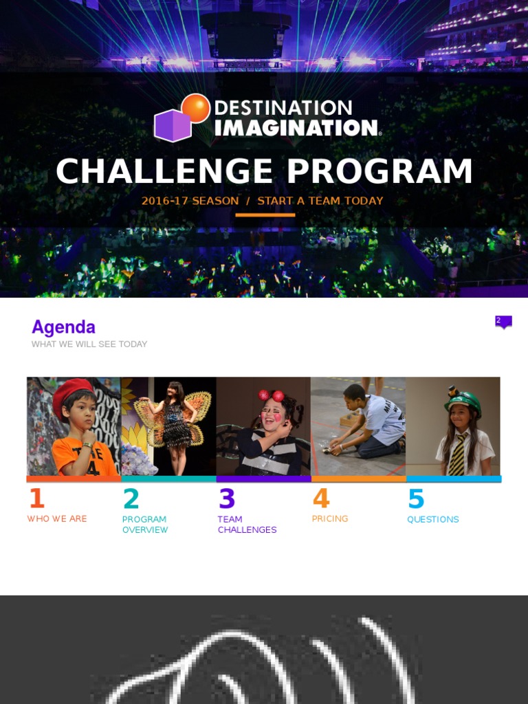16-17 Destination Imagination Challenge Program | PDF | Creativity ...