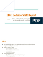Bedside Shift Report Guide | PDF
