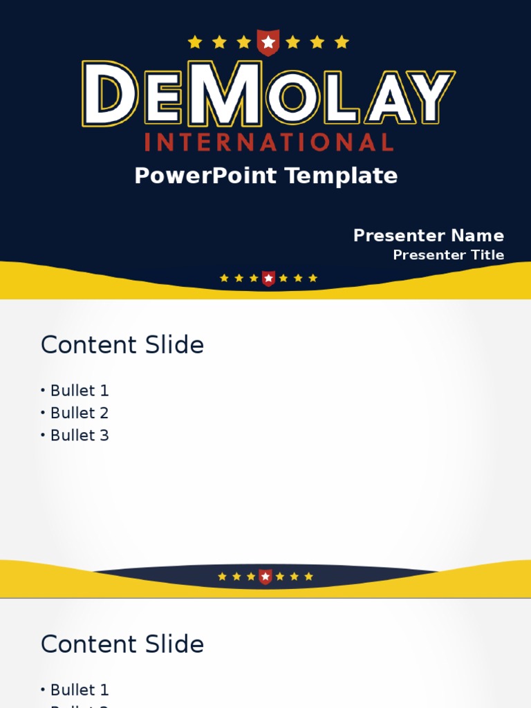 DeMolay PPT Template | PDF