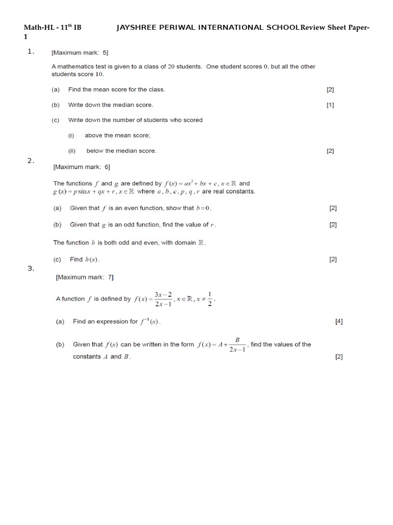 Test Prep. | PDF | Conjecture | Mean