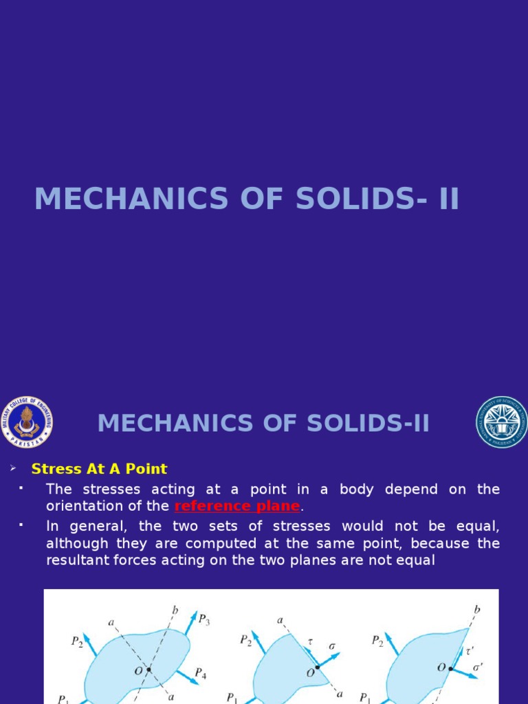Mechanics of Solids-Ii | PDF | Young's Modulus | Stress (Mechanics)