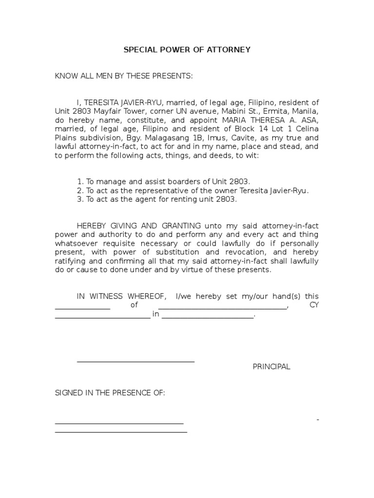 Spa Template | PDF | Law | Politics