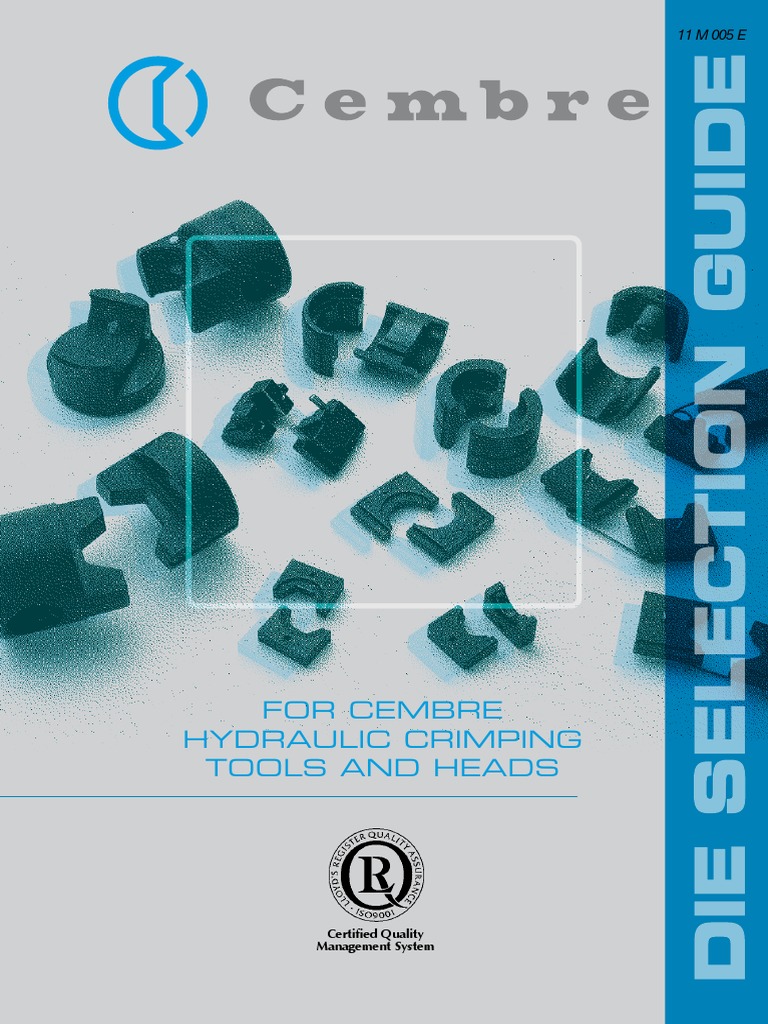 Cembre Hydraulic Crimping Tool Guide | PDF | Electrical Connector ...