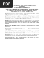 SELG and SSLG CBL Declaration of Adoption and Ratification | PDF | Governance | Constitution