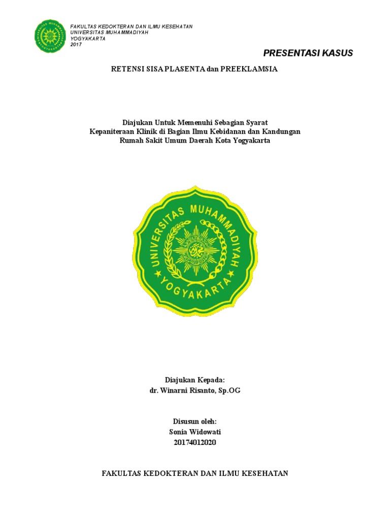 Retensi Sisa Plasenta | PDF