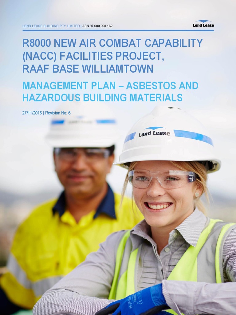 Asbestos Management Plan for NACC Project | PDF | Occupational Hygiene ...