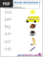 Rhyming Words For Class 2 | PDF