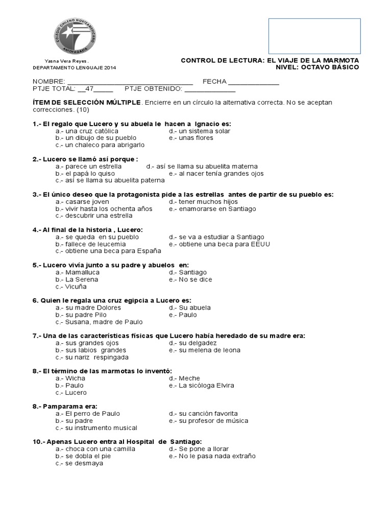 Prueba El Viaje de La Marmota | PDF | Ocio