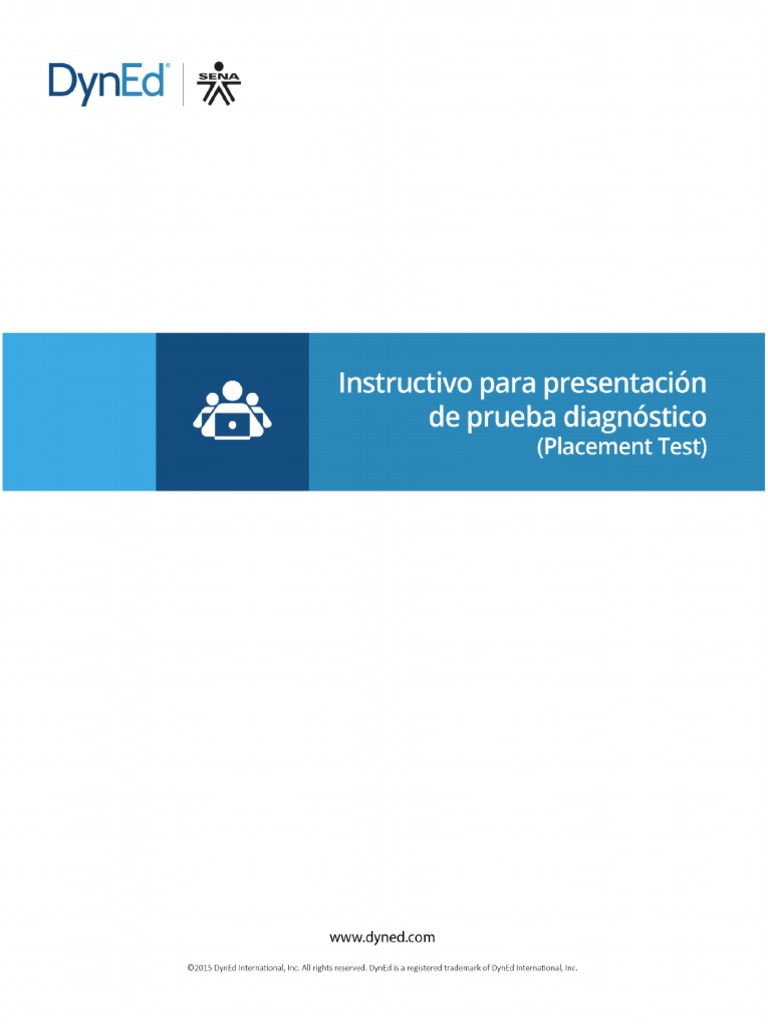 Guía Presentación Prueba Diagnóstica DynEd - Usuarios | Descargar ...