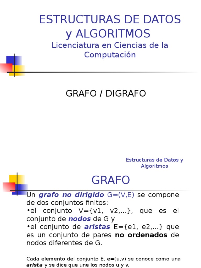 Diferencias entre Grafo y Digrafo | PDF | Teoría de grafos | Vértice ...