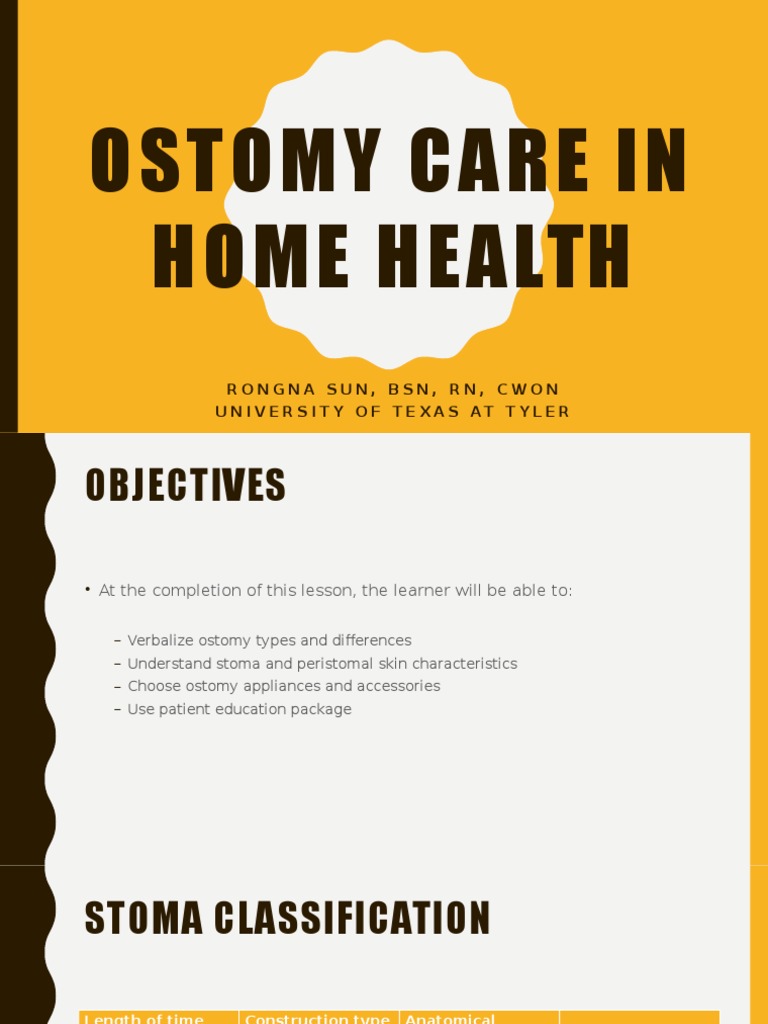 Ostomy Care in Home Health1 | PDF | Surgery | Digestive System