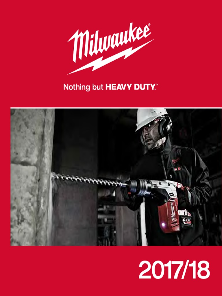 Milwaukee EU Catalogue 2017 EMEA | PDF | Drill | Battery (Electricity)