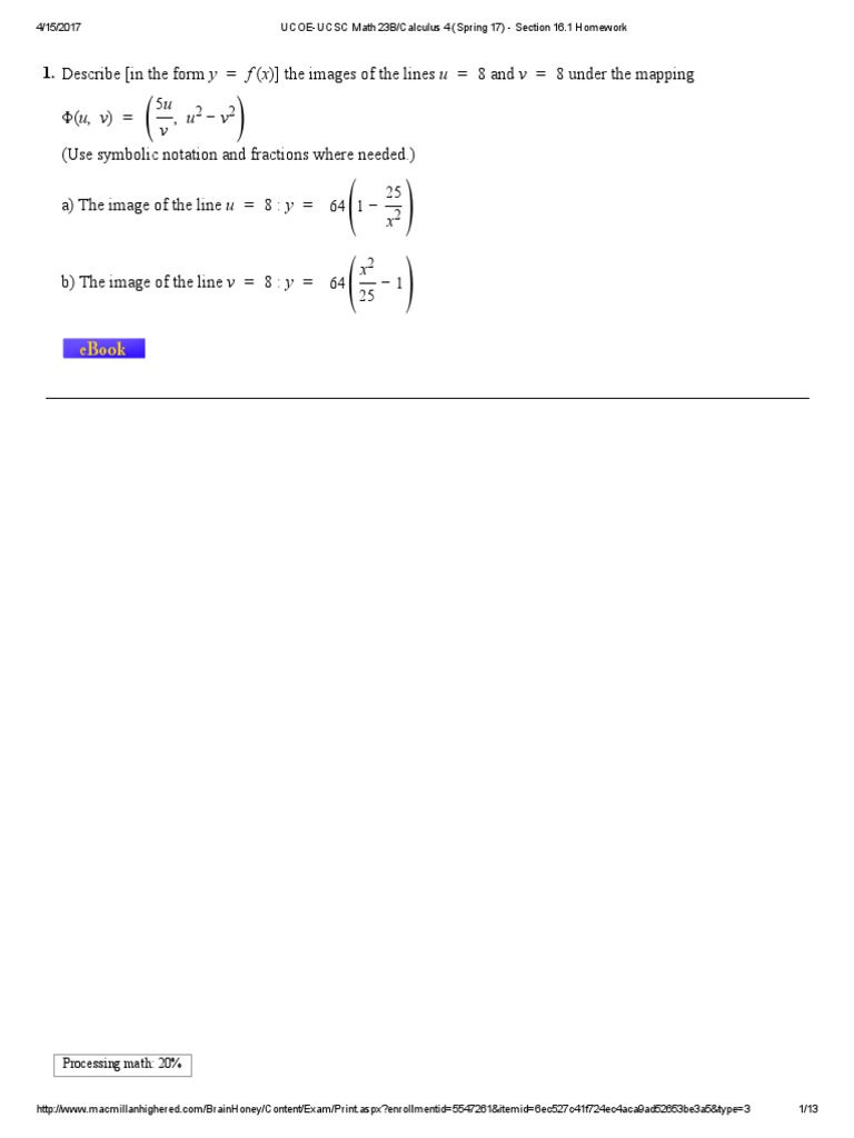Math 23B Spring 2017 Homework Solutions | PDF | Matrix (Mathematics ...