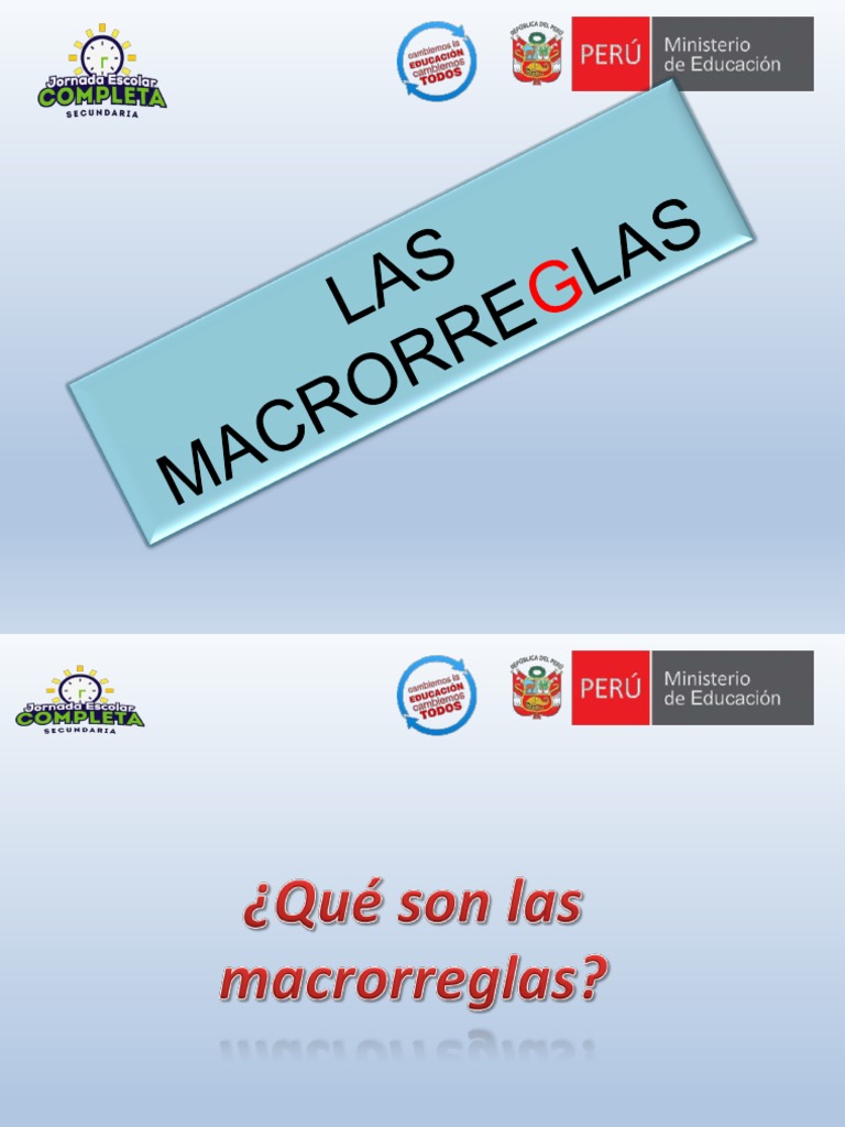 Macrorreglas: Supresión y Generalización | PDF | Mamíferos | Tierra