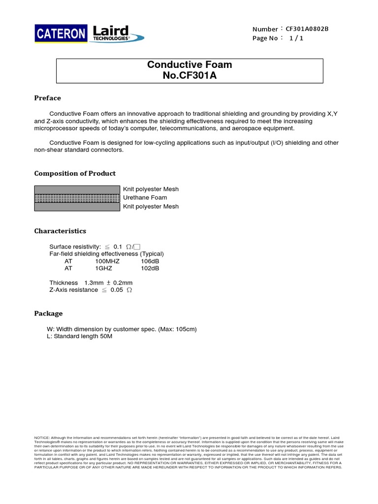 CF301A 0802B - Z Foam (T 1.30mm) | PDF | Information | Computing