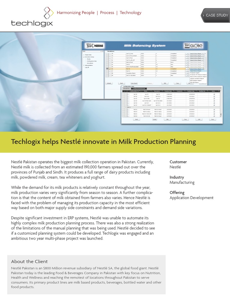 Case Study - Nestle | PDF | Nestlé | Software Development