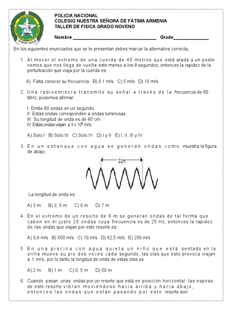Saber Fisica 9c2b0 | PDF | Olas | Frecuencia