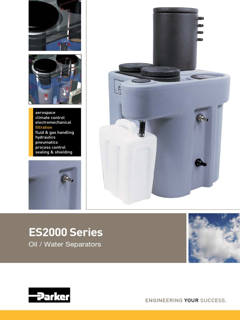 Domnick Hunter ES2000 Series Oil Water Separators Manual | PDF | Water ...
