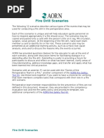 Fire Evacuation Drill Scenario | PDF | Emergency | Fires