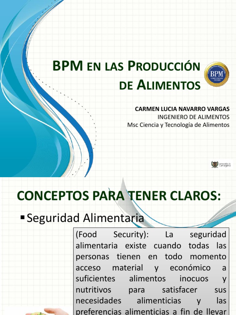 BPM en La Producción de Alimentos | PDF | Análisis de Riesgo y Puntos ...