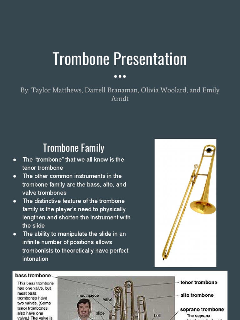 Trombone Presentation | PDF | Trombone | Aerophones