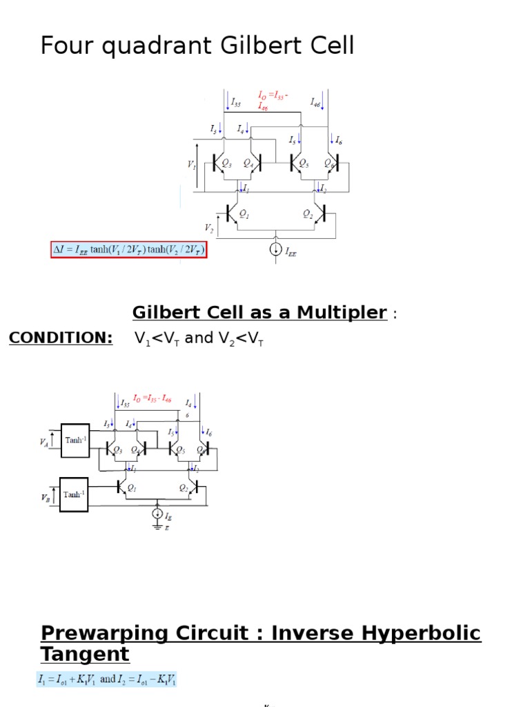 2 Variable Transconductance Multiplier | PDF