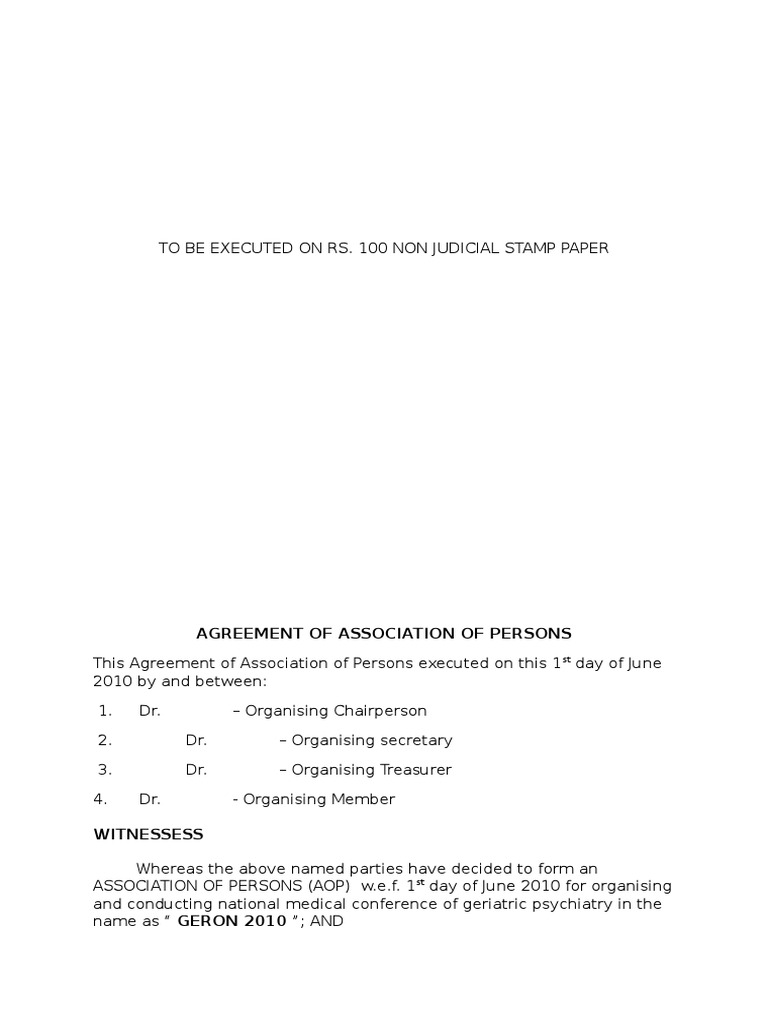 Association of Persons | PDF | Profit (Accounting) | Interest