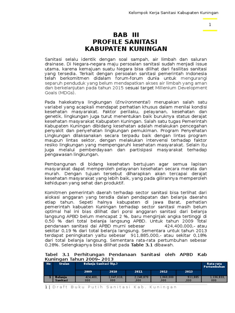 Bab III BPS Kuningan | PDF