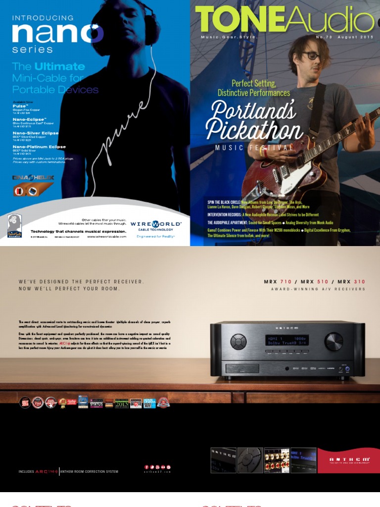 Tone Audio Magazine - 073 | PDF | Compact Cassette | Sound