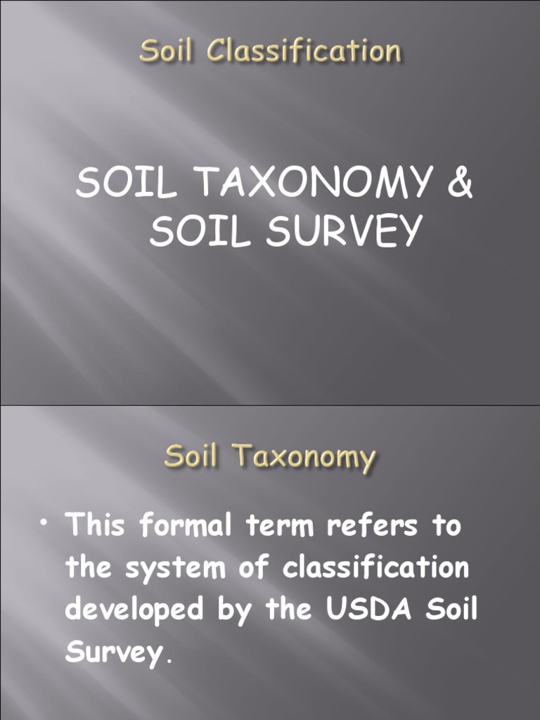 Soil Classification (Taxonomy) | PDF | Sustainable Building | Soil