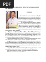 DepEd Secretary's Graduation Message 2025 | PDF