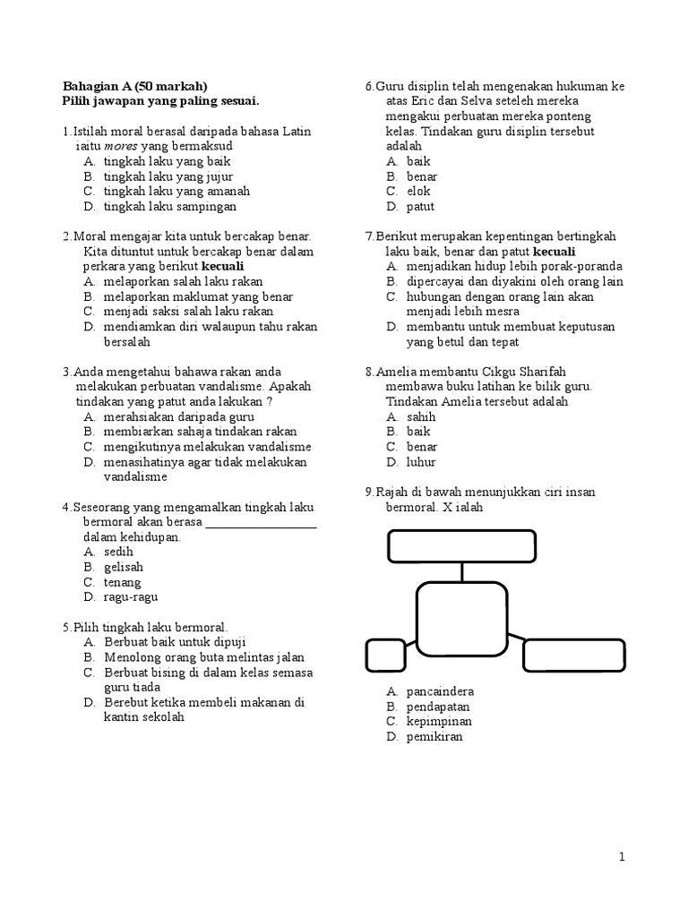 PPP 1 Ting 1 KSSM | PDF