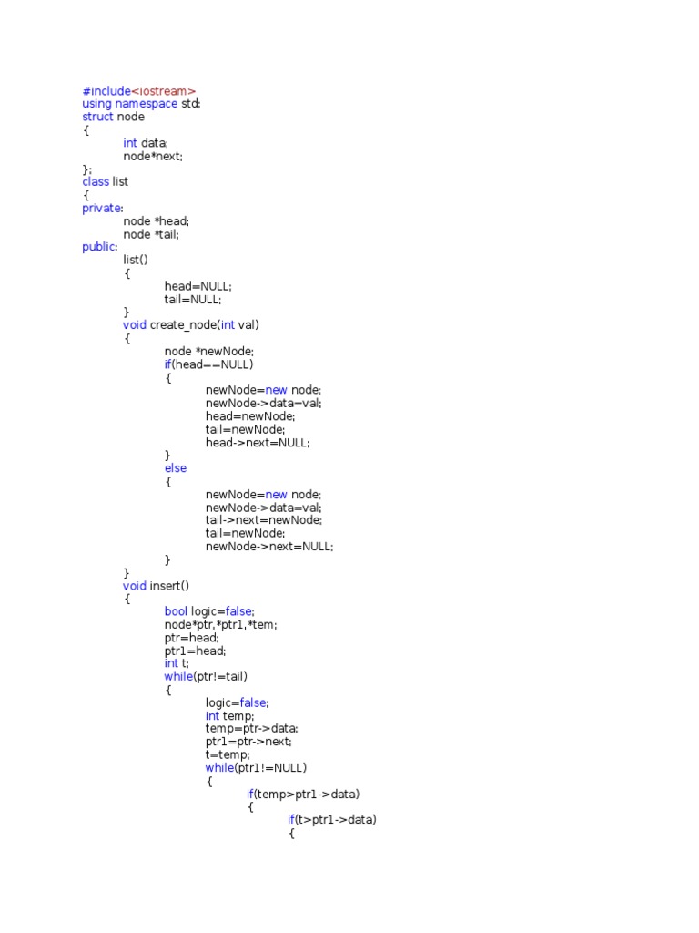 #Include Using Namespace Struct Int Class Private Public | PDF | Computer Programming | Teaching ...