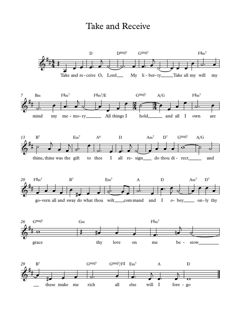 Take and Receive | PDF