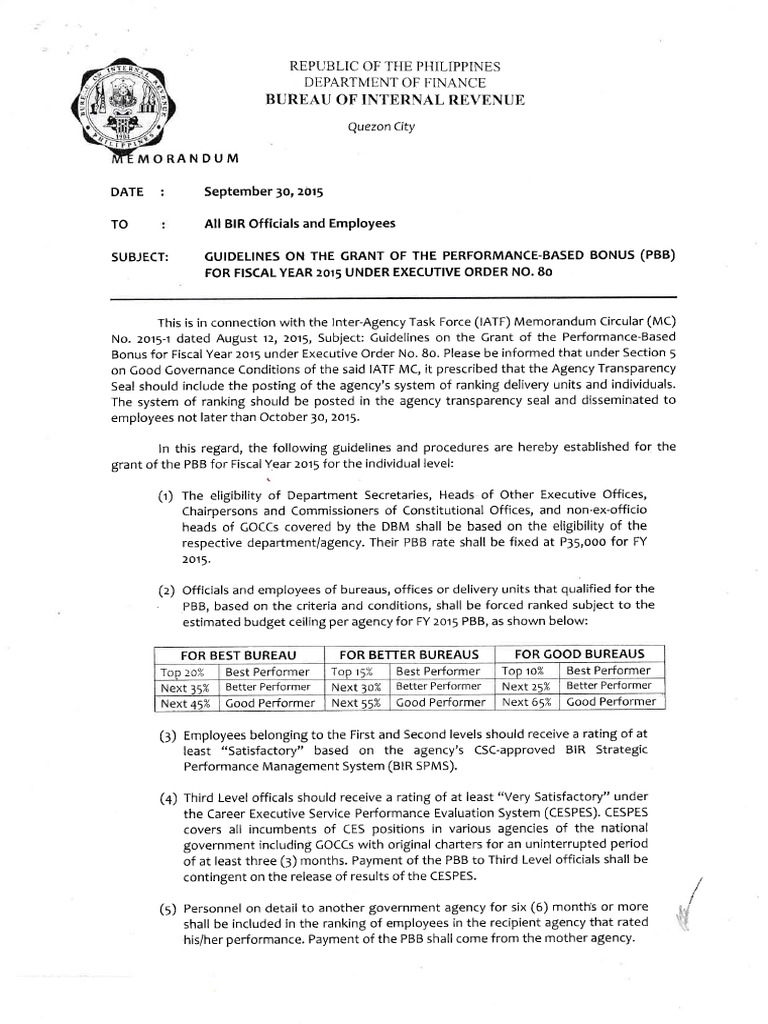 Guidelines PBB 2015 Individual | PDF | Social Institutions | Social Science