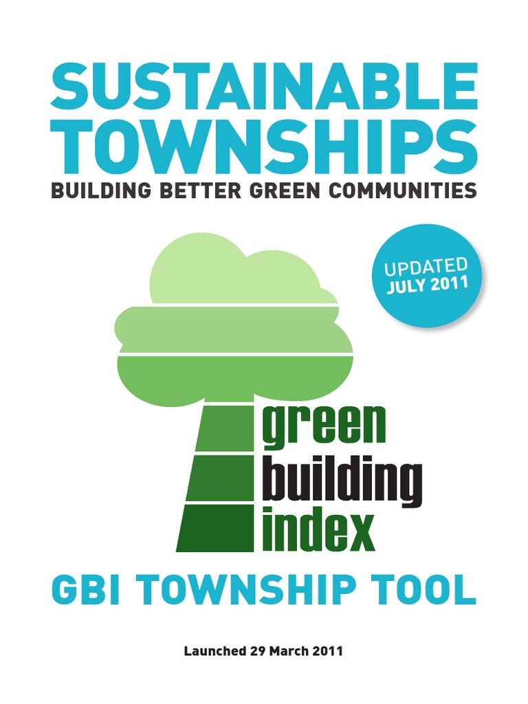 Launch of the Green Building Index Township Tool: A Significant Step ...