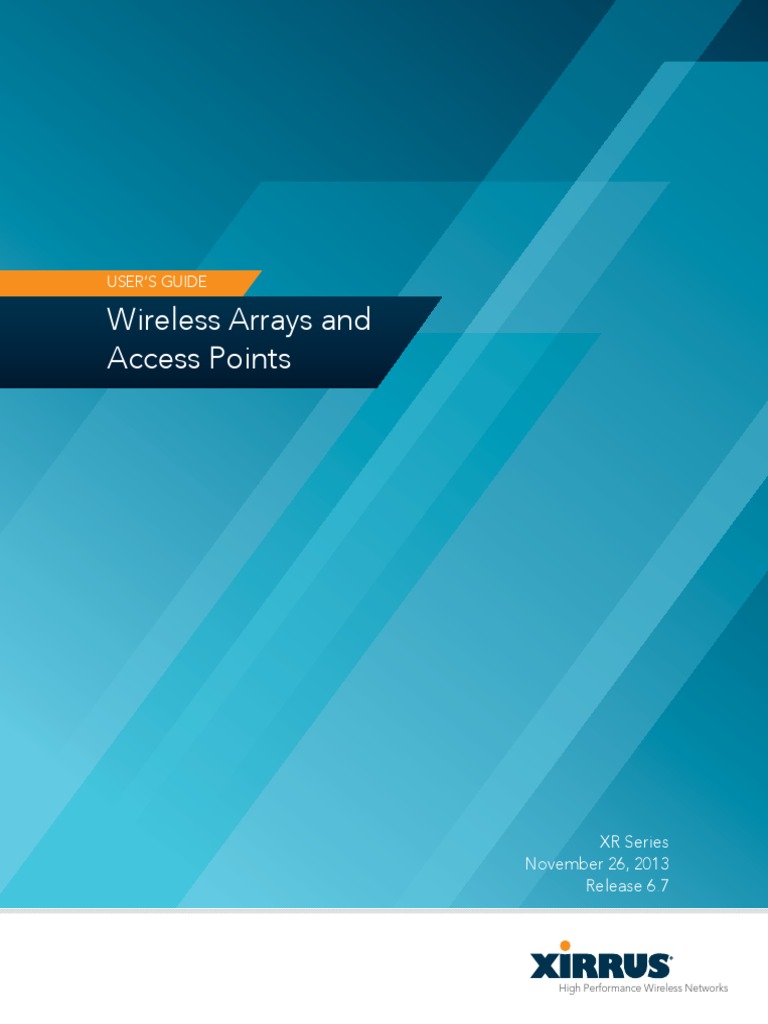 Xirrus XR Series Array Guide | PDF | Radius | Multiplexing