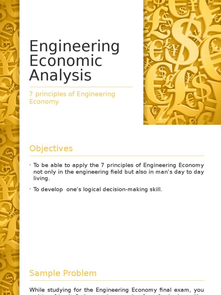 7 Principles of Engineering Economy | PDF | Economics | Engineering