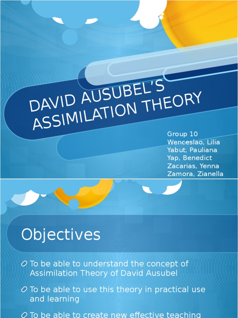 Assimilation Theory | PDF | Constructivism (Philosophy Of Education ...