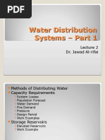 Water Distribution System Design Criteria and Planning | PDF | Pump | Water